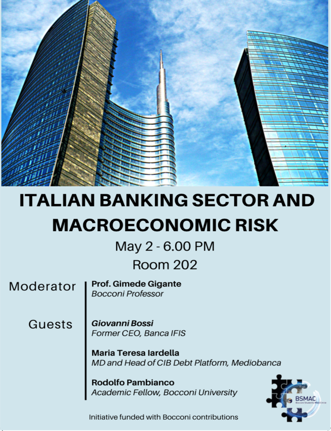 ITALIAN BANKING SECTOR AND MACROECONOMIC RISK – Bocconi Students M&A Circle